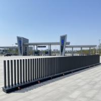 China Automatic Rising Bollard Fence Gate 1200mm Lift Height 220V Hydraulic Security Barrier for sale