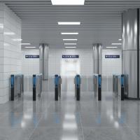 China 304 Stainless Steel Swing Barrier Turnstile Gate 220V 40W for Access Control for sale