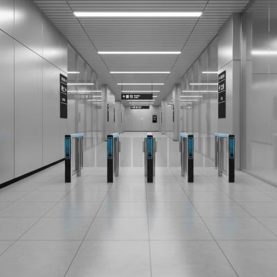 China 304 Stainless Steel Swing Barrier Turnstile Gate 220V 40W for Access Control for sale
