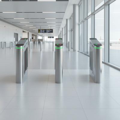 China 304 Stainless Steel Swing Turnstile 220V 40W for Secure Access Control for sale