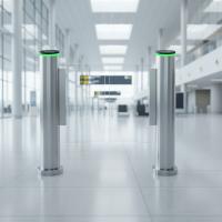 China Intelligent Security Turnstile Gate 550-1200mm Channel Width DC 24V Access Control for sale