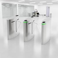 China 304 Stainless Steel Security Turnstile Gate 550mm Channel Width 30 People/Min for sale