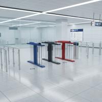 China Security Turnstile Gate ideal for high traffic environments offering fast access control and space saving compact design for sale