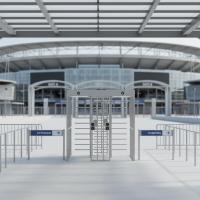 China Full Height Turnstile Gate customizable configurations available to meet specific security protocols and operational needs for sale