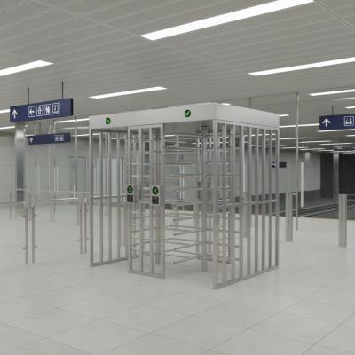 China Full Height Turnstile Gate customizable configurations available to meet specific security protocols and operational needs for sale