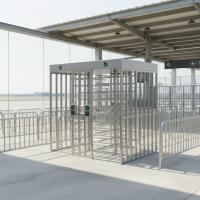 China Full Height Turnstile Gate customizable configurations available to meet specific security protocols and operational needs for sale