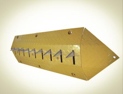 China Manual One-Way Road Blocker Spike Tyre Killer 3mm Cast Steel 10cm Spike Height for sale