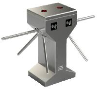 China 304 Stainless Steel Vertical Three Turnstile Gate for sale