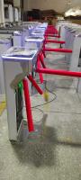 China 304 Stainless Steel Security Turnstile Gate 550mm Channel Width AC220V for sale