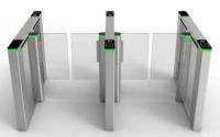 China 304 Stainless Steel Swing Barrier Turnstile Gate 220V 5 Million Cycles Anti-Collision Access Control for sale