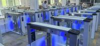 China 304 Stainless Steel Swing Barrier Turnstile Gate 600-900mm Channel Width 5 Million Cycles for sale