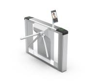 China Vertical Security Turnstile Gate 1400mm Stainless Steel SUS304 550mm Channel Width for Hotels for sale