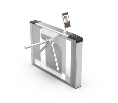 China SUS304 Stainless Steel Tripod Turnstile 550mm Channel Width 30 People per Minute for sale