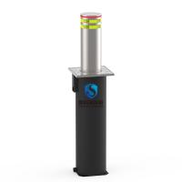 China 304 Stainless Steel Automatic Rising Bollard 600mm Height 220V for Secure Vehicle Access Control for sale