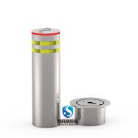 China 304 Stainless Steel Automatic Rising Bollard 600mm Height 220V for Secure Vehicle Access Control for sale