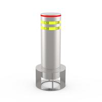 China 304 Stainless Steel Automatic Rising Bollard 600mm Height 220V for Secure Vehicle Access Control for sale