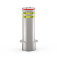 China 304 Stainless Steel Automatic Rising Bollard 600mm Height 220V for Secure Vehicle Access Control for sale