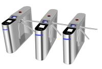 China SUS304 Stainless Steel Tripod Turnstile Gate 550mm Channel Width 30 People/min for sale