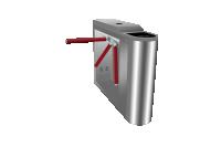 China SUS304 Stainless Steel Tripod Turnstile Gate 550mm Channel Width 30 People/min for sale