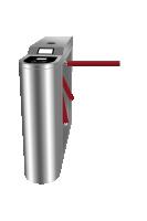 China SUS304 Stainless Steel Tripod Turnstile Gate 550mm Channel Width 30 People/min for sale
