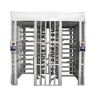 China Full Height Turnstile Gate 304 Stainless Steel 220V 50Hz for Outdoor Security Access Control for sale