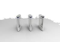 China SUS304 Stainless Steel Security Turnstile Gate 1200x300x980mm for Pedestrian Access Control for sale
