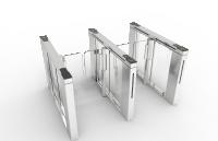 China 304 Stainless Steel Swing Barrier Turnstile 220V 40W for Access Control Pedestrian Gate for sale