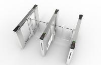 China 304 Stainless Steel Swing Barrier Turnstile 220V 40W for Access Control Pedestrian Gate for sale