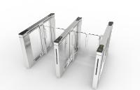 China 304 Stainless Steel Swing Barrier Turnstile 220V 40W for Access Control Pedestrian Gate for sale