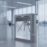 China Bi-directional Security Turnstile Gate DC24V Solenoid Valve 3 Million Cycles Access Control for sale