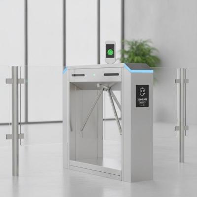 China Bi-directional Security Turnstile Gate DC24V Solenoid Valve 3 Million Cycles Access Control for sale