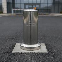 China 219mm K12 Crash Rated IP68 Waterproof Hydraulic Rising Bollard 220V for Vehicle Access Control for sale