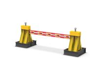 China PAS68 High Security Rising Arm Barrier K4 Impact Resistance Hydraulic Drive 6m Width for sale