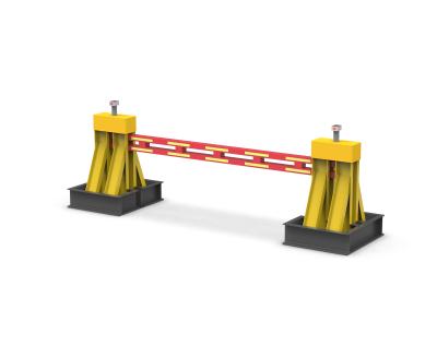China PAS68 High Security Rising Arm Barrier K4 Impact Resistance Hydraulic Drive 6m Width for sale