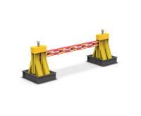 China PAS68 High Security Rising Arm Barrier K4 Impact Resistance Hydraulic Drive 6m Width for sale