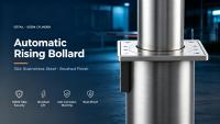 China Automatic Rising Bollards with SS304/SS316 Optional Material, 20 Tons Load Capacity, and 3s to 6s Adjustable Up Time for sale