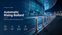 China Automatic Rising Bollards with SS304/SS316 Optional Material, 20 Tons Load Capacity, and 3s to 6s Adjustable Up Time for sale