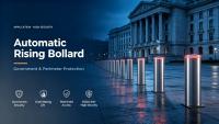 China Automatic Rising Bollards with SS304/SS316 Optional Material, 20 Tons Load Capacity, and 3s to 6s Adjustable Up Time for sale