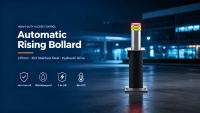 China Automatic Rising Bollards with SS304/SS316 Optional Material, 20 Tons Load Capacity, and 3s to 6s Adjustable Up Time for sale