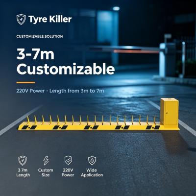 China Reinforced Steel Automobile Spike Strip Providing Maximum Durability and Vehicle Immobilization in Security Checkpoints for sale