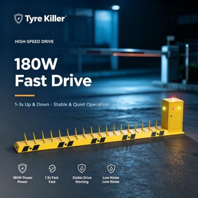 China Heavy Gauge Steel Spike Tyre Killer Designed to Withstand Extreme Conditions and Prevent Unauthorized Vehicle Entry for sale