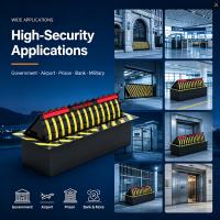China Durable Traffic Control Barrier Heavy Duty Steel Construction Ideal for Road Safety and Crowd Management Applications for sale