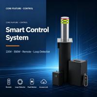 China Automatic Rising Bollards with SS304/SS316 Material, 20 Tons Load Capacity, and 3s To 6s Adjustable Up Time for Enhanced Security for sale