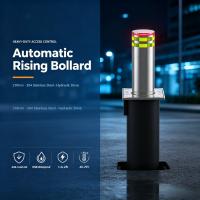China Automatic Rising Bollards with SS304/SS316 Material, 20 Tons Load Capacity, and 3s To 6s Adjustable Up Time for Enhanced Security for sale