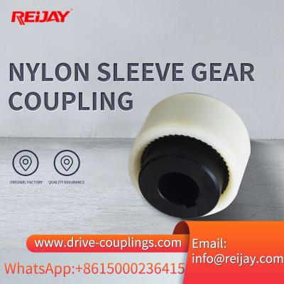 China Low Noise Non Lubricated Nylon Sleeve Gear Coupling 14x30mm for Mechanical Drives for sale