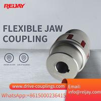 China Aluminum Alloy Flexible Jaw Coupling for Hydraulic Machinery 28mm to 145mm Bore for sale