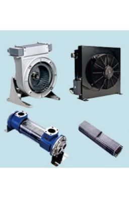 China Hydraulic Oil Cooler 10-80L/min Air Cooled Heat Exchanger for Industrial Machinery for sale