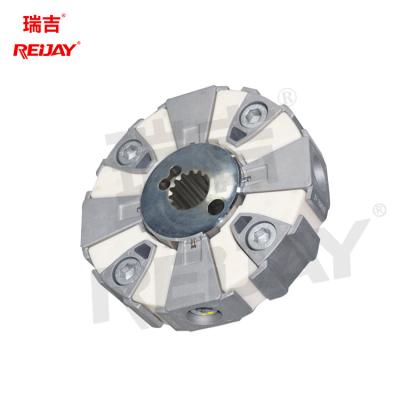 China Torsion Shaft Hydraulic Pump Coupling Steel Rubber Engine to Pump Coupler ISO9001 OD 175-450mm for sale
