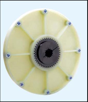 China Flexible SAE Flywheel Coupling Nylon Flanges 7.5-14 inch for Combustion Engine for sale