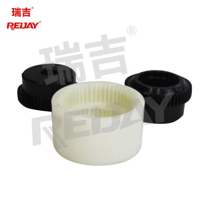 China Nylon Curved Tooth Gear Coupling Bowex M65 65mm Bore Industrial Shaft Coupling for sale